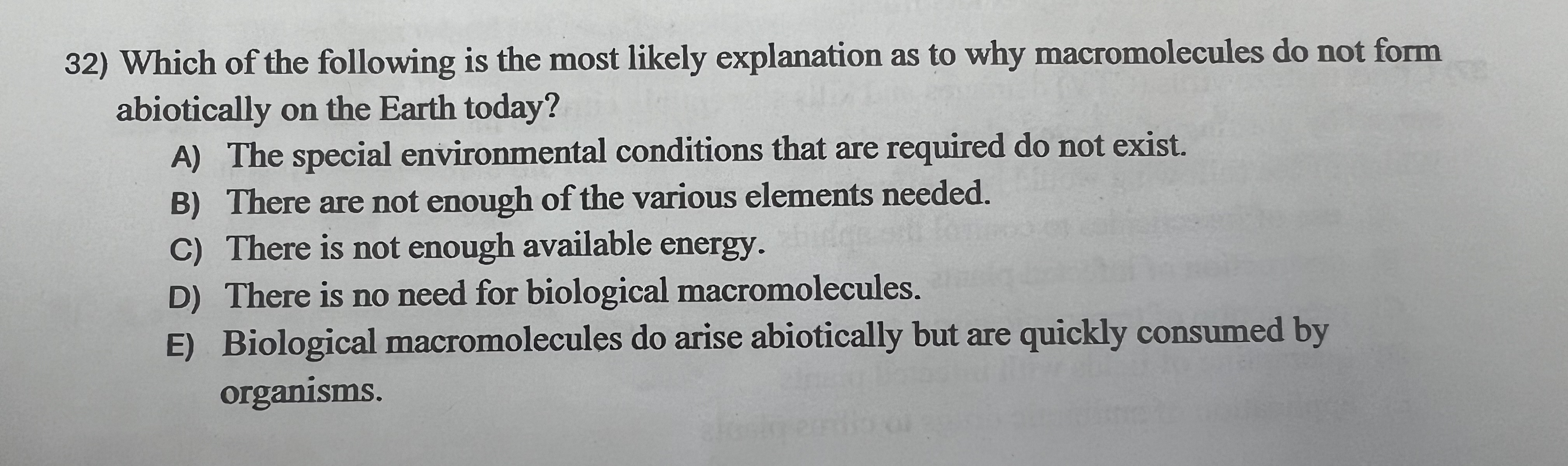 Solved Which of the following is the most likely explanation | Chegg.com