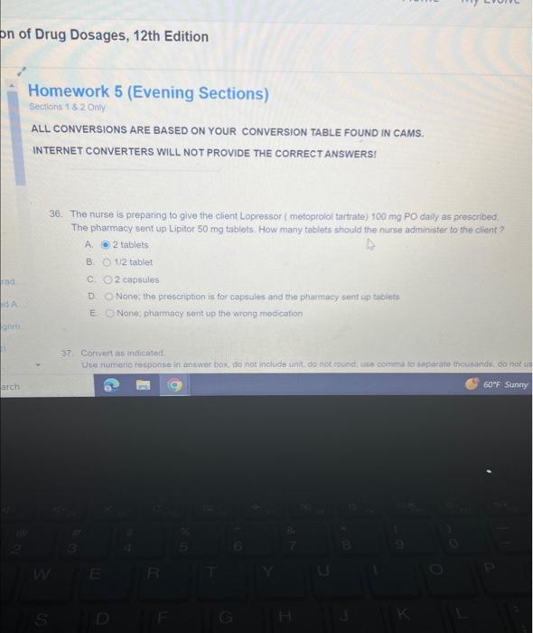 Solved Homework 5 Evening Sections Sections 1820my All