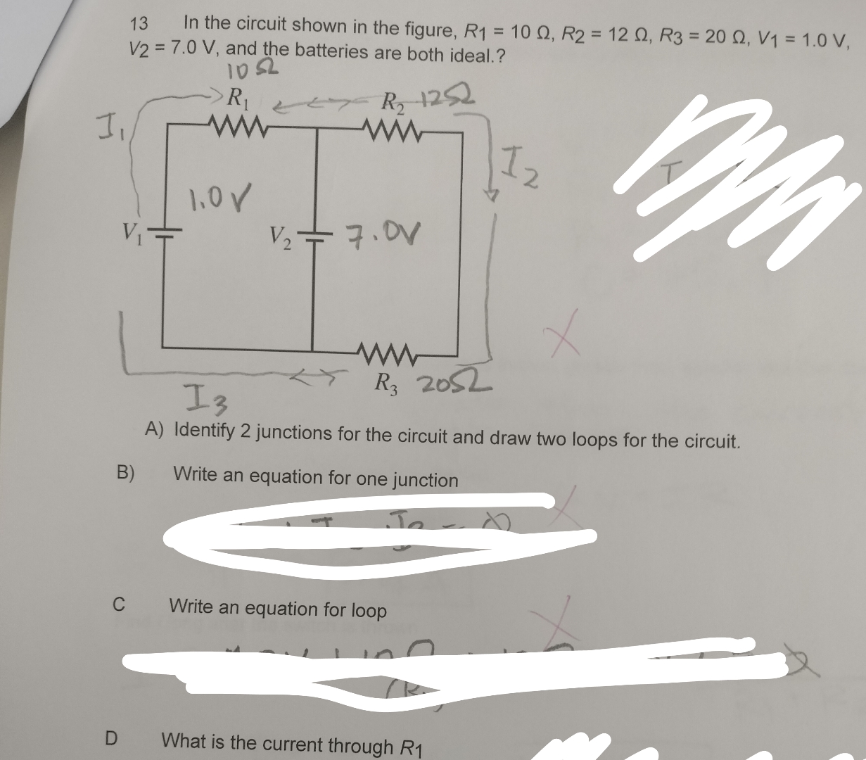 Solved 13 ﻿In the circuit shown in the figure, | Chegg.com