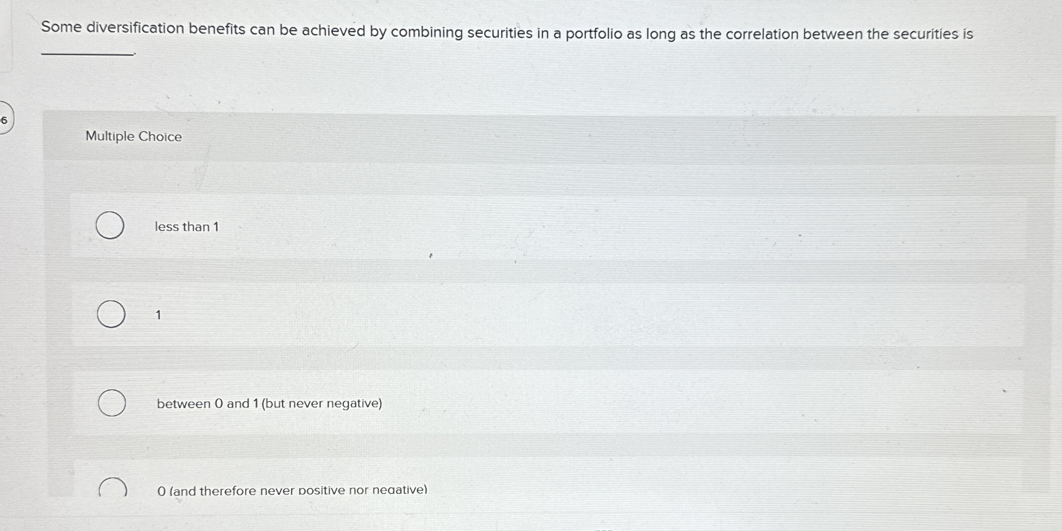 Solved Some diversification benefits can be achieved by | Chegg.com