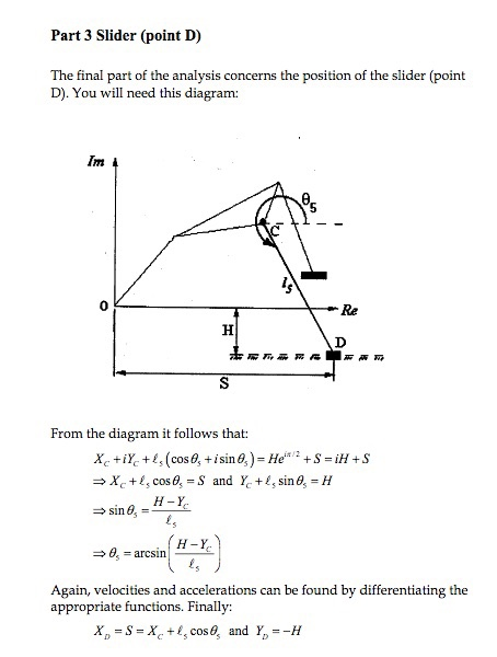 Kinematic and Dynamic Analysis of Linkage Mechanisms | Chegg.com