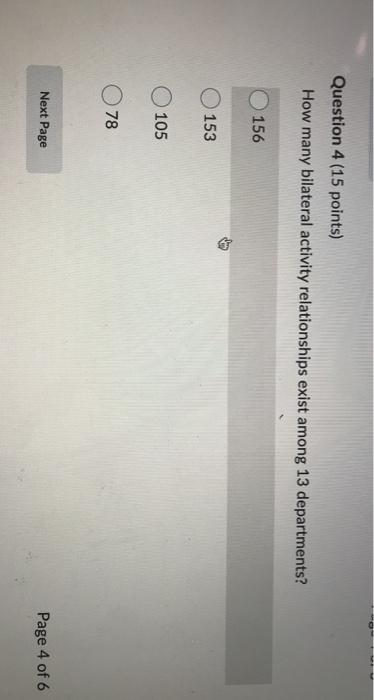 Solved Question 4 (15 points) How many bilateral activity | Chegg.com