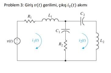 Solved Input 𝑣 (𝑡) voltage, output 𝑖2 (𝑡) currenta) | Chegg.com