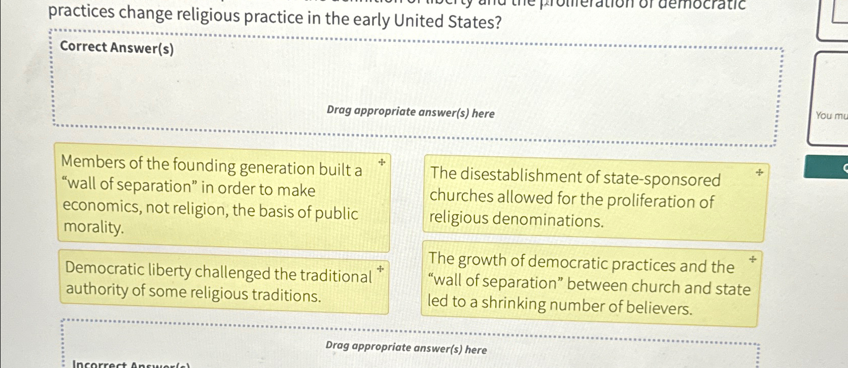 Solved practices change religious practice in the early | Chegg.com