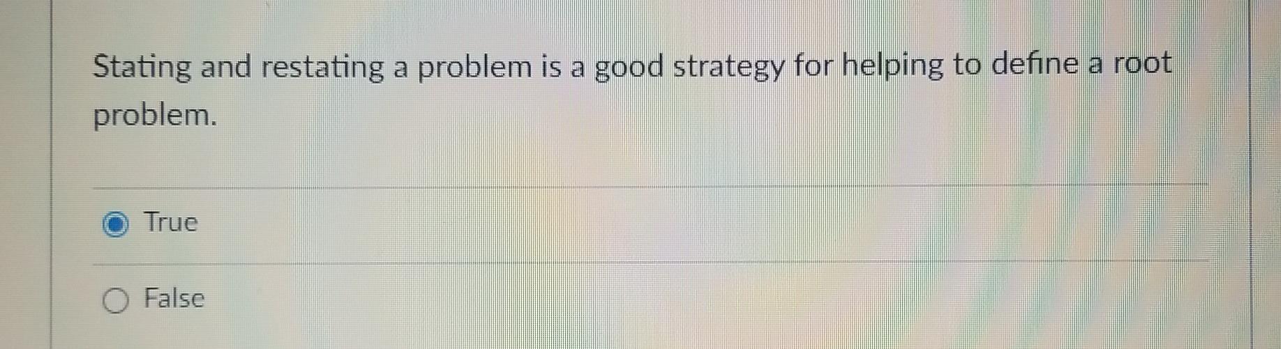 Solved Stating and restating a problem is a good strategy | Chegg.com