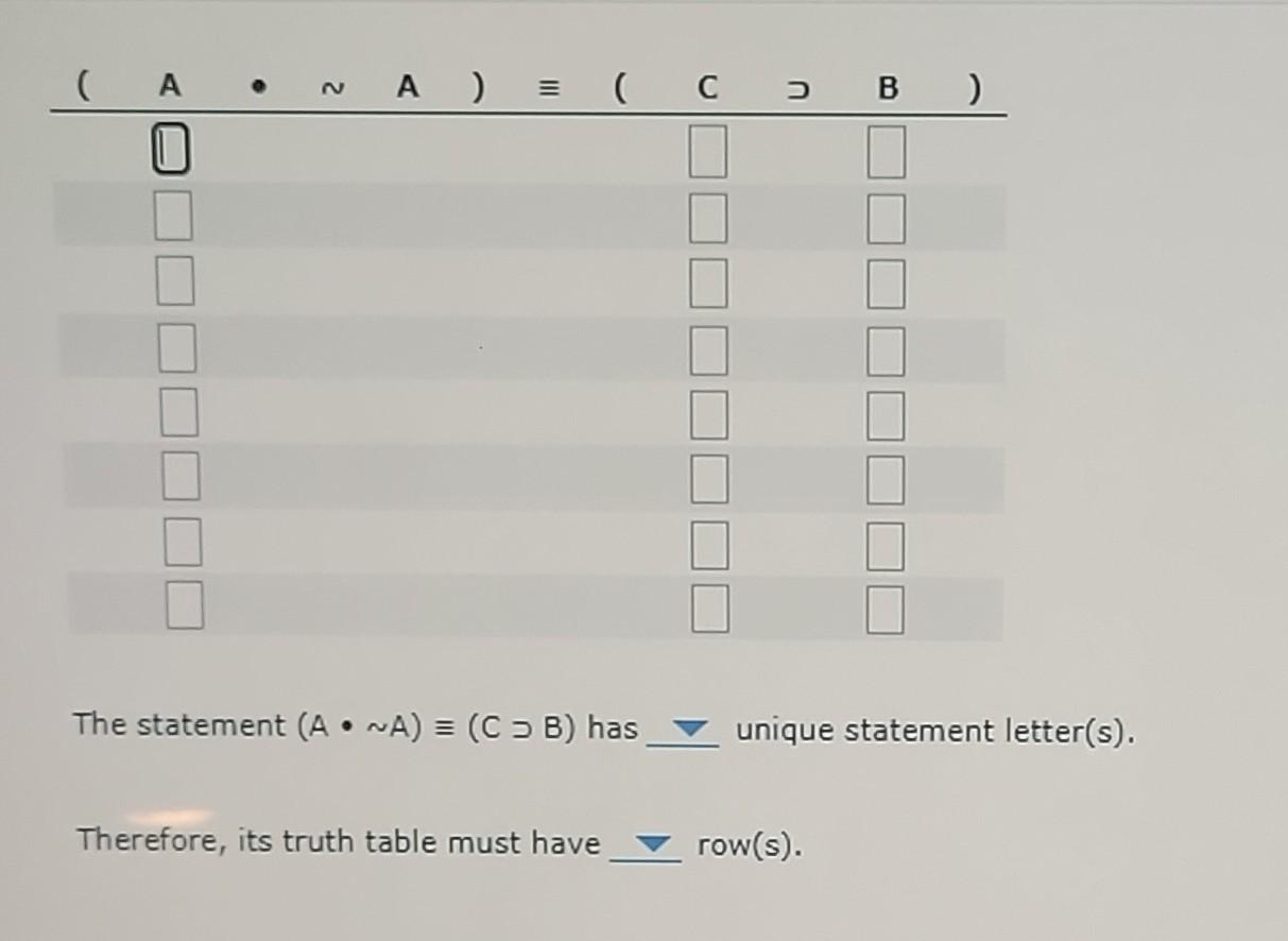 Solved For each given compound proposition, indicate the | Chegg.com