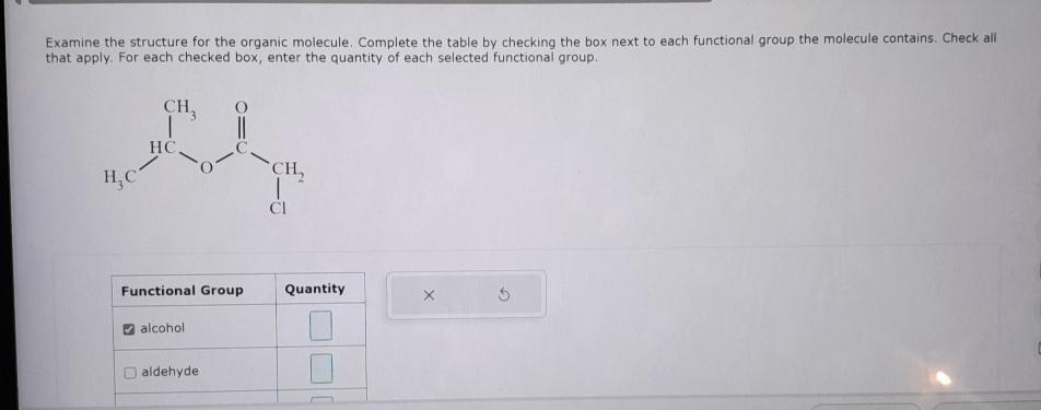 Solved Examine the structure for the organic molecule. | Chegg.com