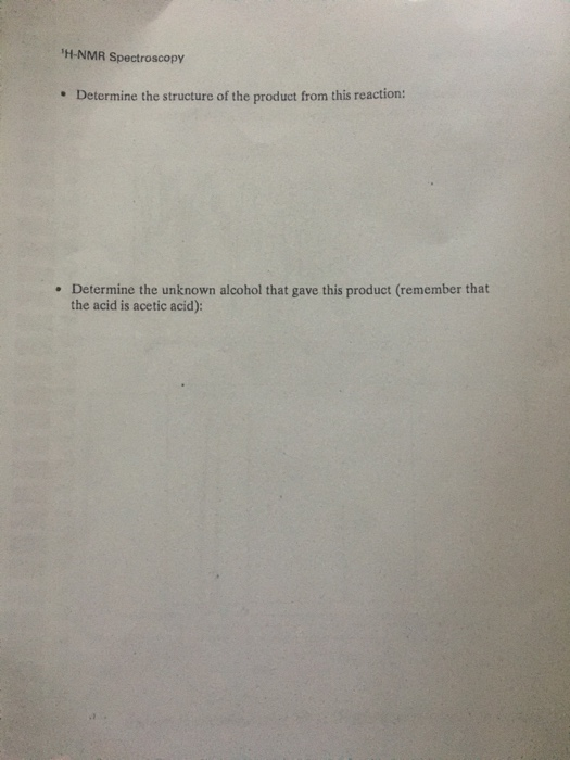 Solved "H-NMR Spectroscopy Problems Directions: Show all | Chegg.com