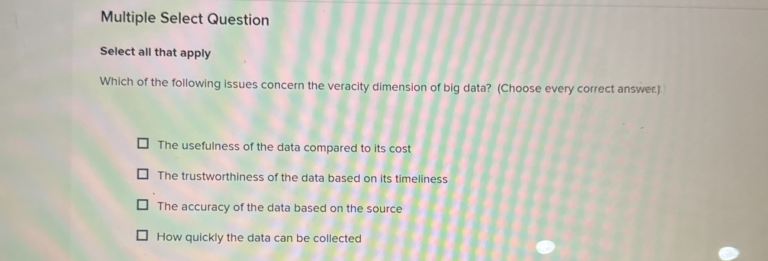 Solved Multiple Select QuestionSelect all that applyWhich of | Chegg.com