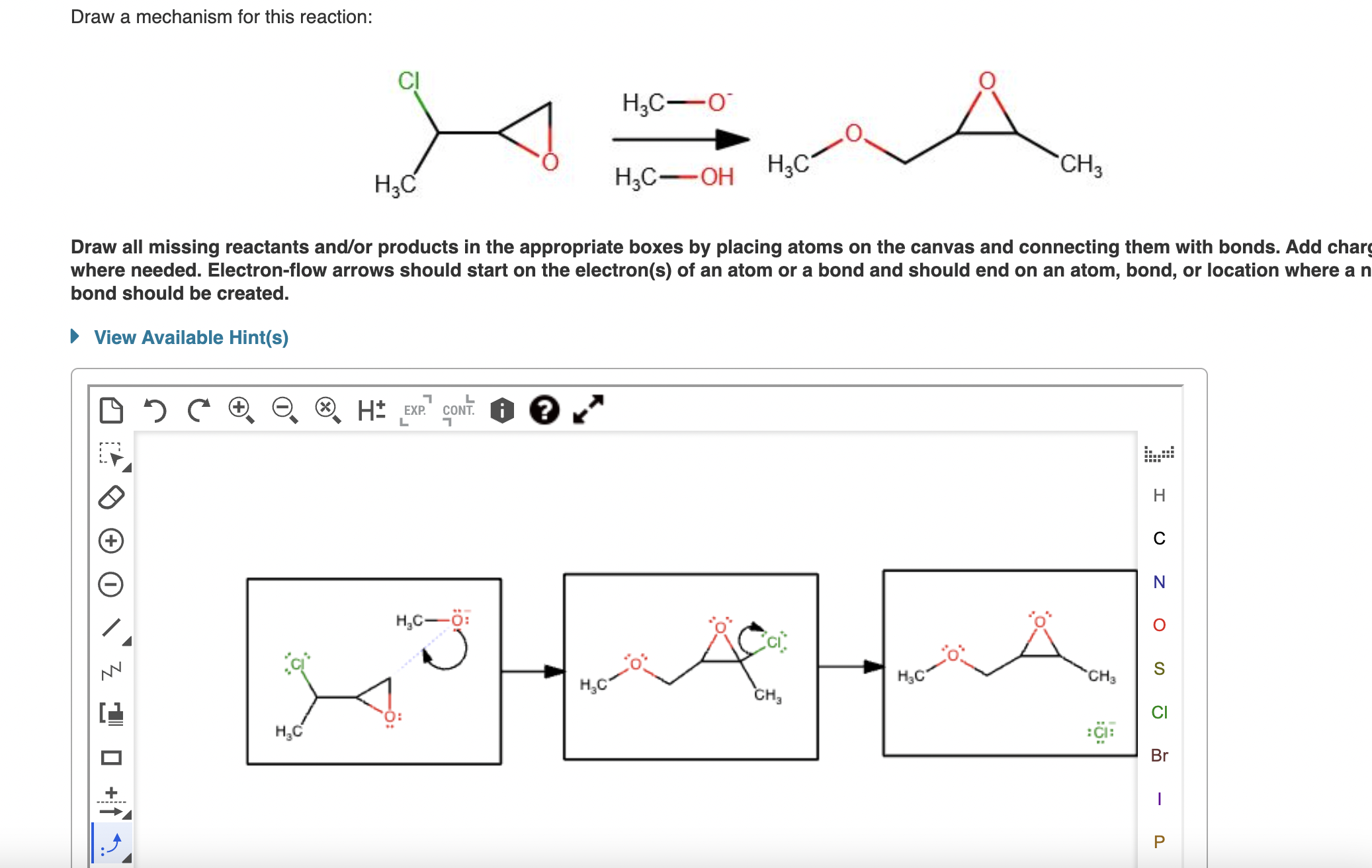 Solved Draw a mechanism for this reaction:Draw all missing | Chegg.com