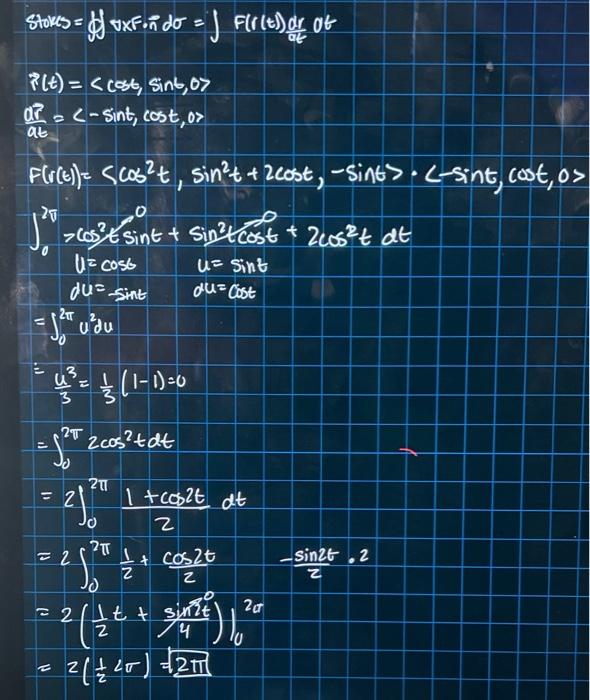 Solved 7. (15 pts) Use Stokes Theorem to calculate the | Chegg.com Solved 7. (15 pts) Use Stokes Theorem to calculate the | Chegg.com