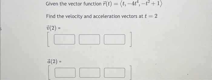 Solved Please help S Given the vector function r(t) = (t, | Chegg.com