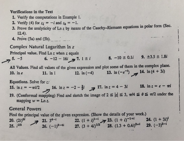 Solved Verifications in the Text 1. Verify the computations | Chegg.com