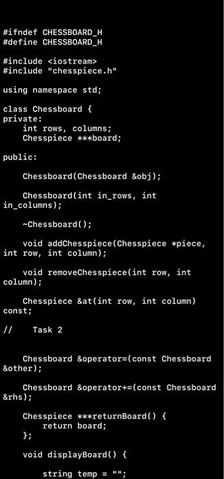 Solved Please complete both tasks in c++98. Below I have | Chegg.com