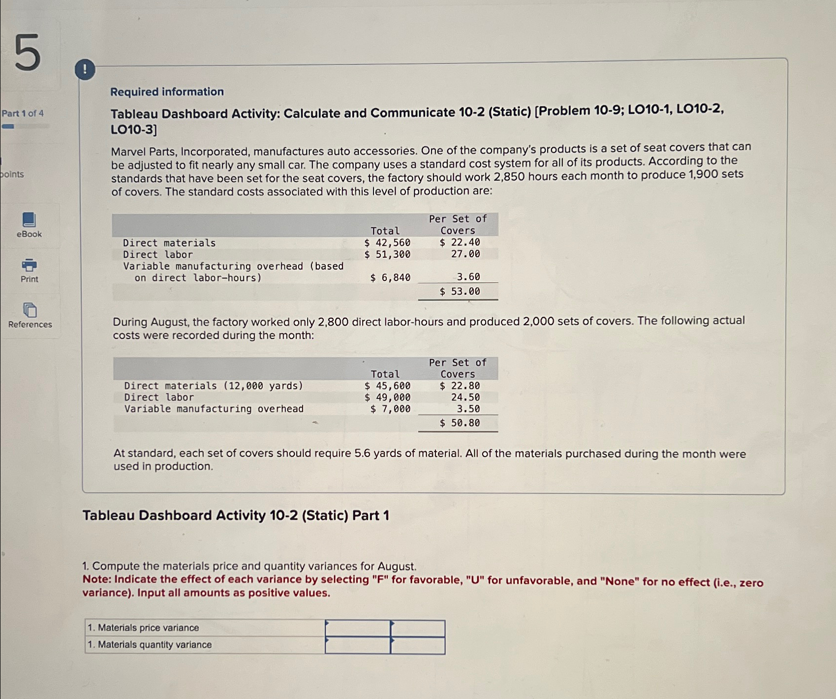 Solved !Required informationTableau Dashboard Activity: | Chegg.com