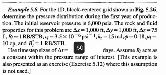 Solved Fig. 5.26-Porous medium and block-centered grid | Chegg.com