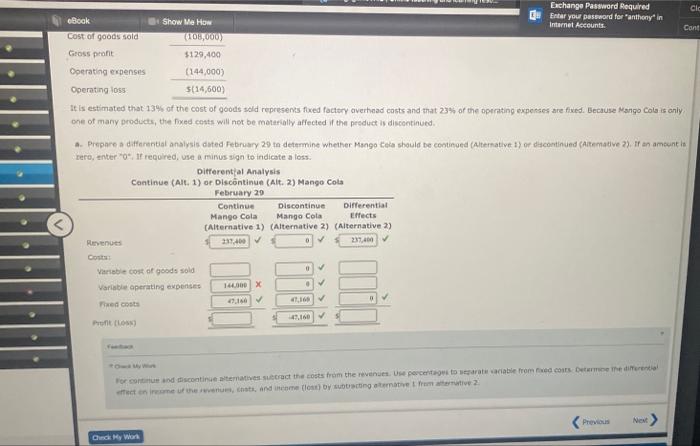 Solved Exchange Password Required CH eBook Q. Enter your | Chegg.com