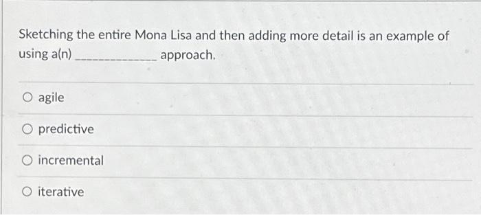 Solved Sketching the entire Mona Lisa and then adding more | Chegg.com