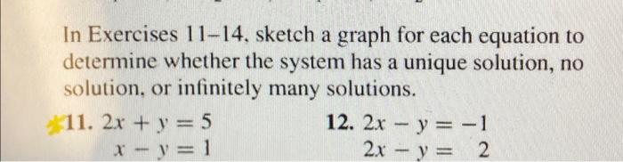 Solved In Exercises 11-14, sketch a graph for each equation | Chegg.com