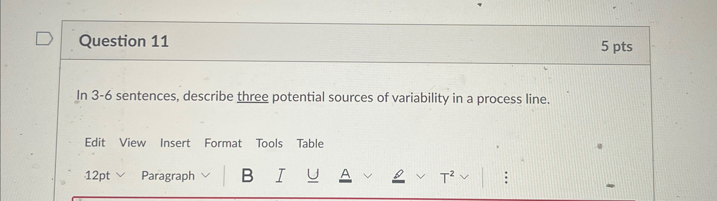 Solved Question 115 ﻿ptsIn 3-6 ﻿sentences, describe three | Chegg.com