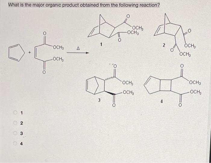[Solved]: What is the major organic product obtained from t