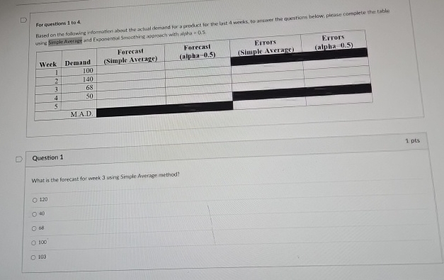 Solved For questions 1 ﻿to 4Based on the following | Chegg.com