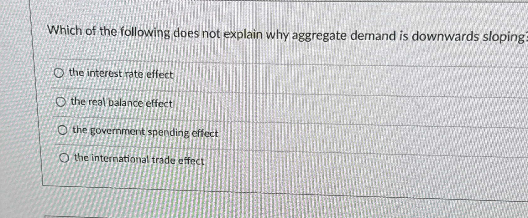 Solved Which of the following does not explain why aggregate | Chegg.com