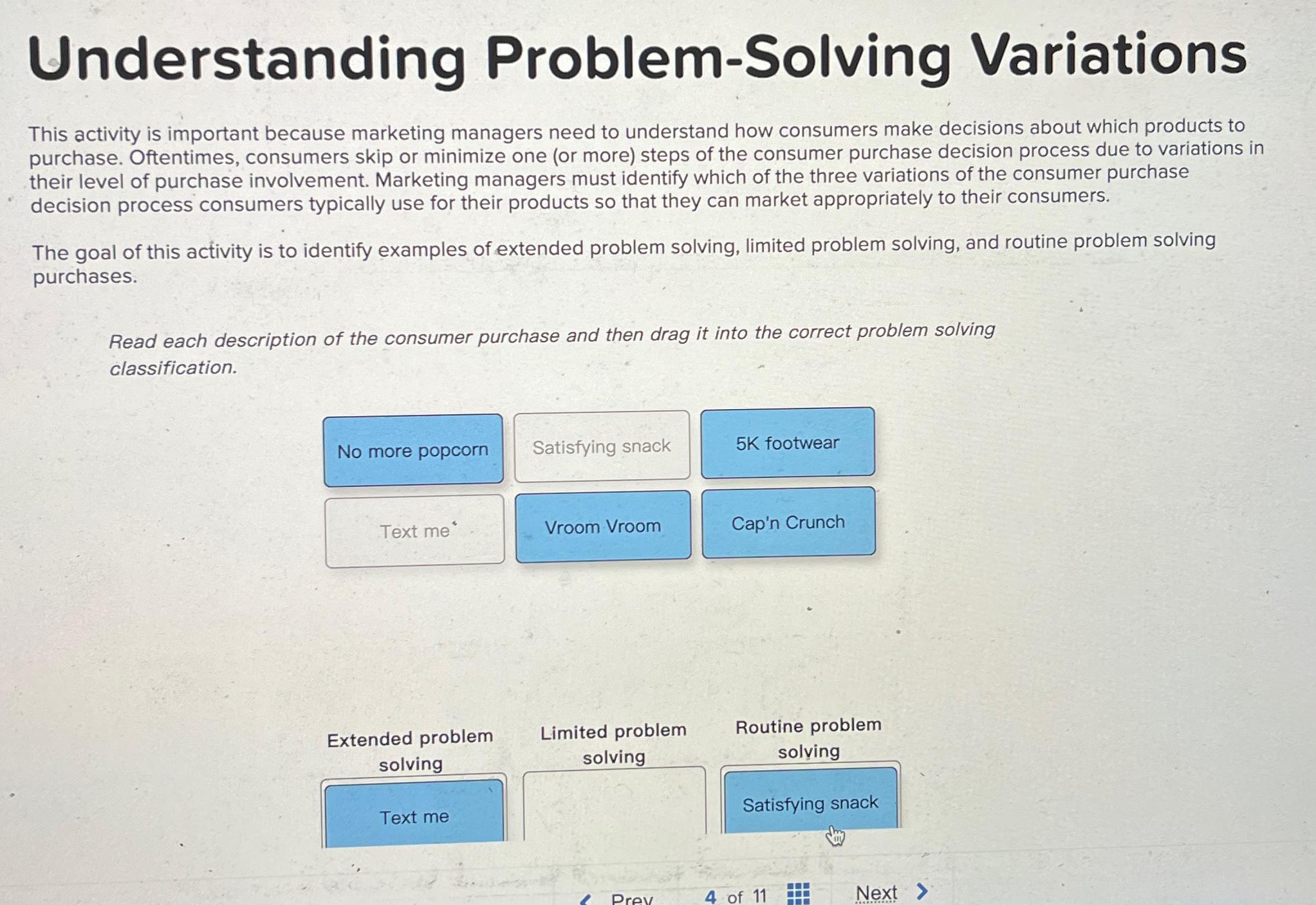 Solved Understanding Problem-Solving VariationsThis activity | Chegg.com