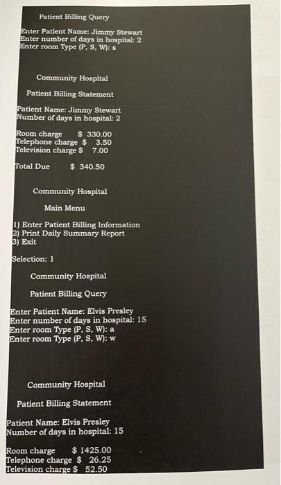 Solved AP Computer Science Lab - Classes - Hospital = 18 | Chegg.com