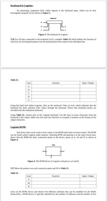 Keyboard in Logisim: An interesting compose built wie | Chegg.com