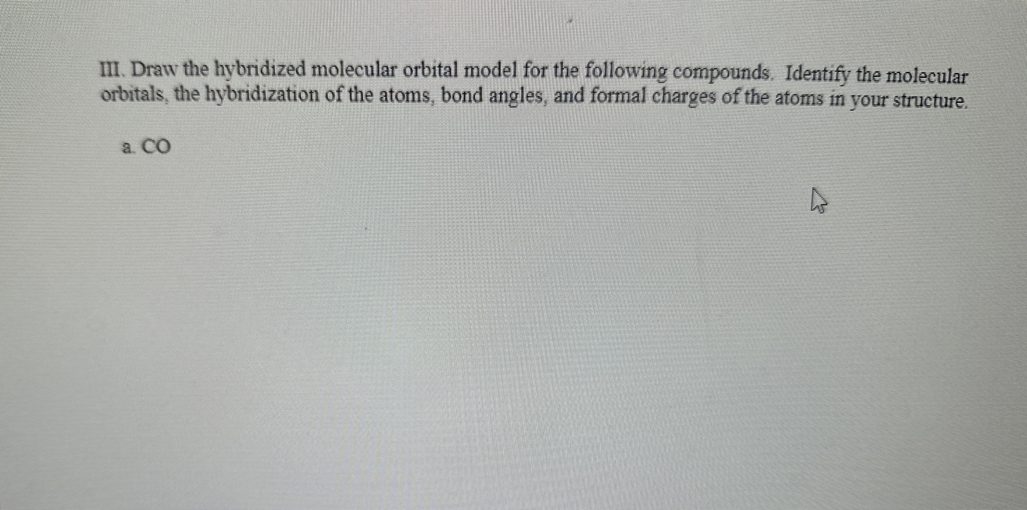 Solved Steps for Identifying the molecular orbitals, the | Chegg.com