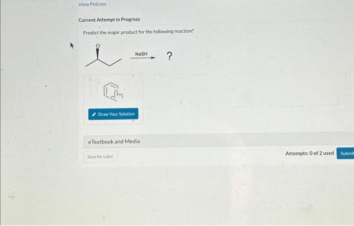 Solved View Policies Current Attempt in Progress Predict the | Chegg.com