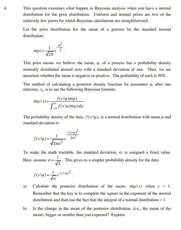 Solved This question examines what happen in ﻿Bayesian | Chegg.com