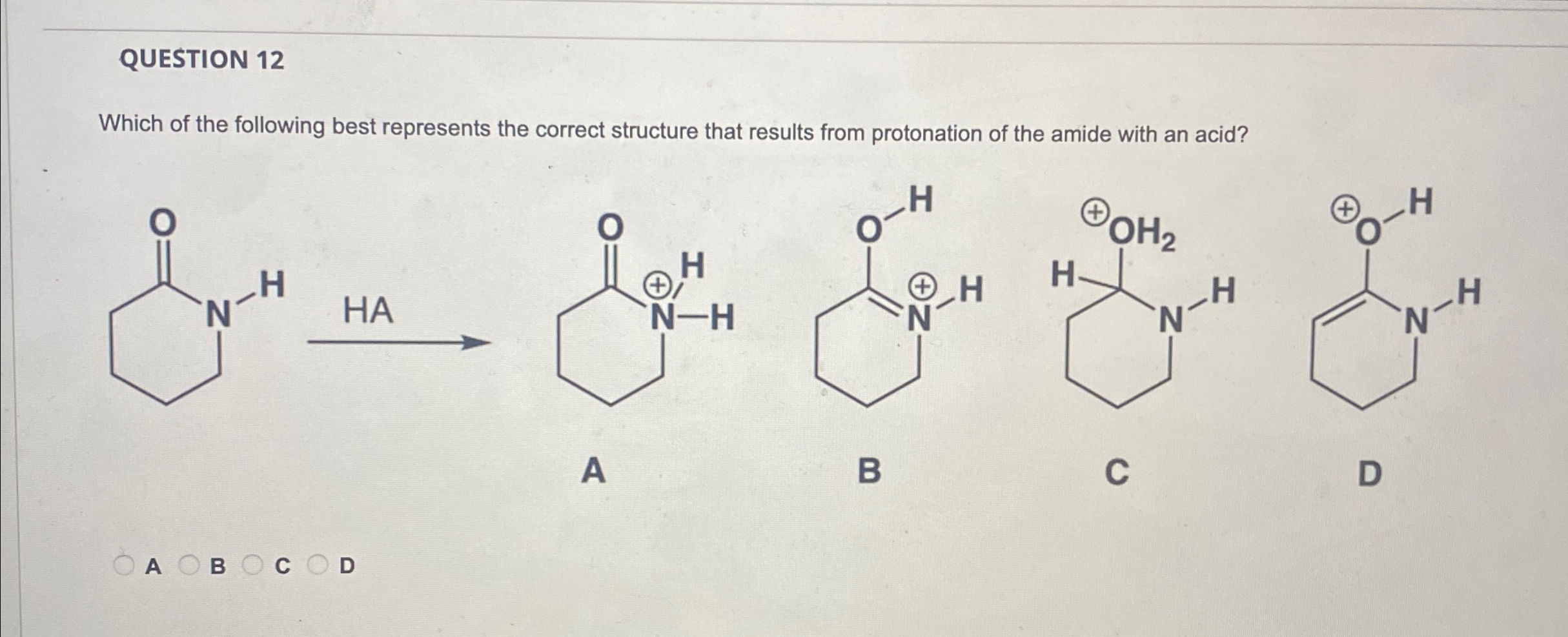 Solved QUESTION 12Which of the following best represents the | Chegg.com