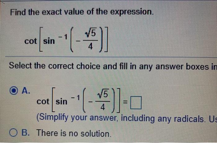 Solved Find the exact value of the expression. sectan 10 | Chegg.com