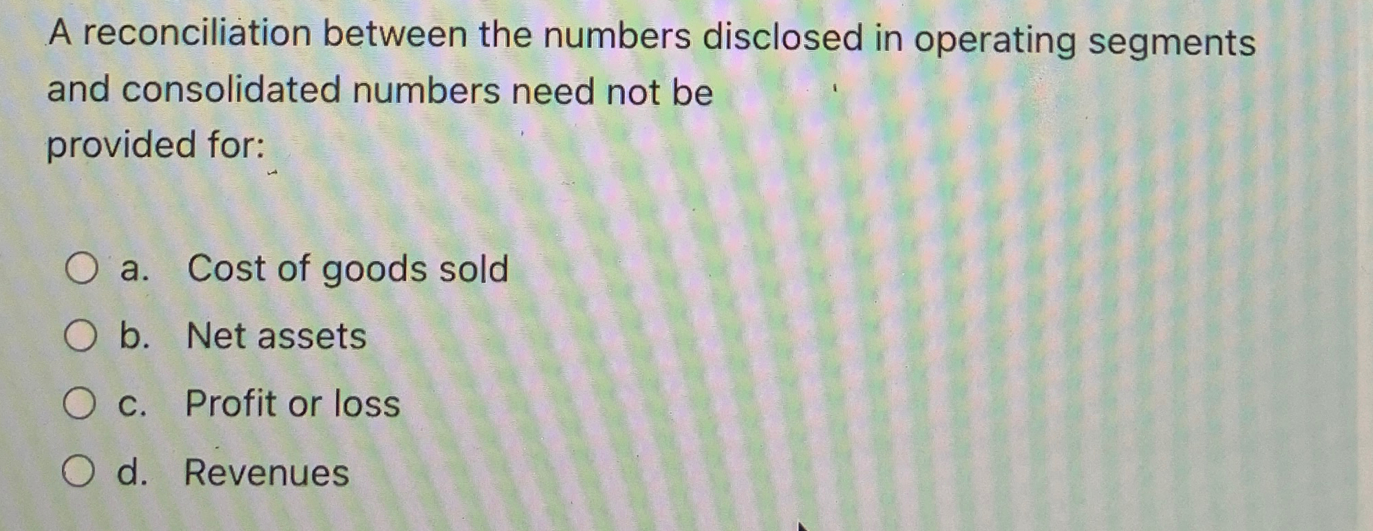 Solved A reconciliation between the numbers disclosed in | Chegg.com