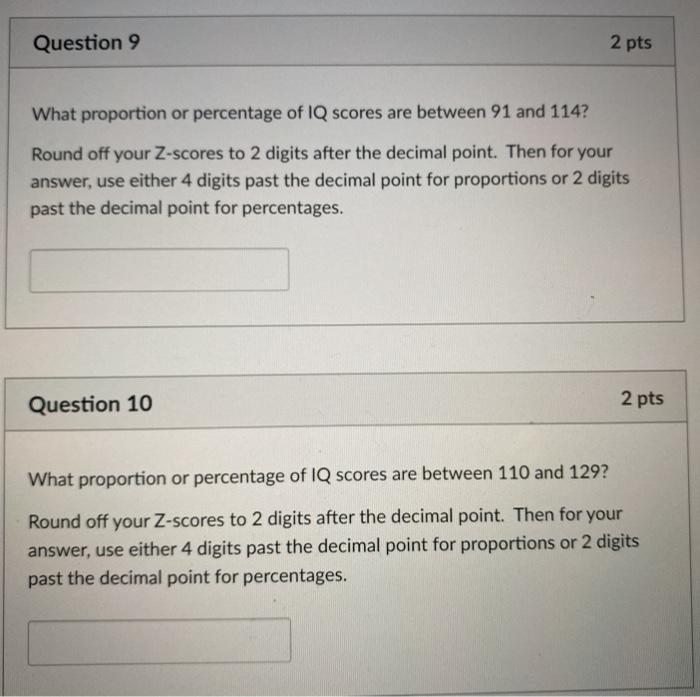 Solved Scores on the Wechsler Adult Intelligence Scale | Chegg.com