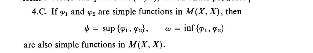 Solved 4.C. If φ1 and φ2 are simple functions in M(X,X), | Chegg.com