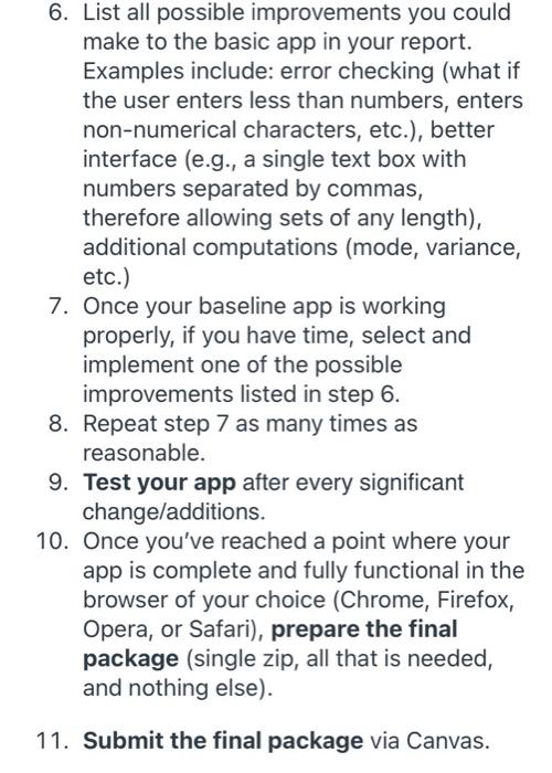 Solved Goal Design a simple, visually pleasant, JavaScript- | Chegg.com