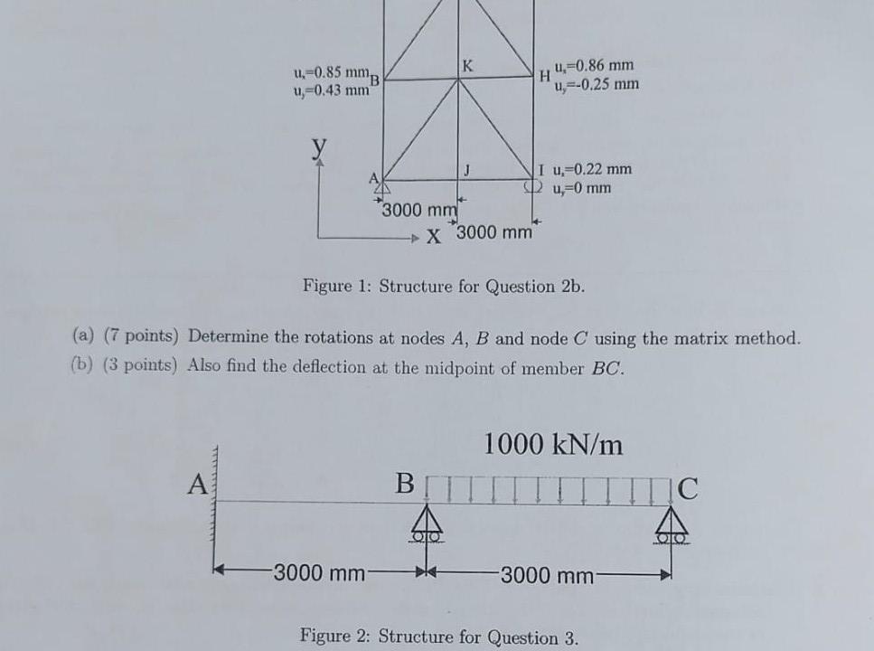 Figure 1: Structure for Question 2 b. (a) (7 points) | Chegg.com