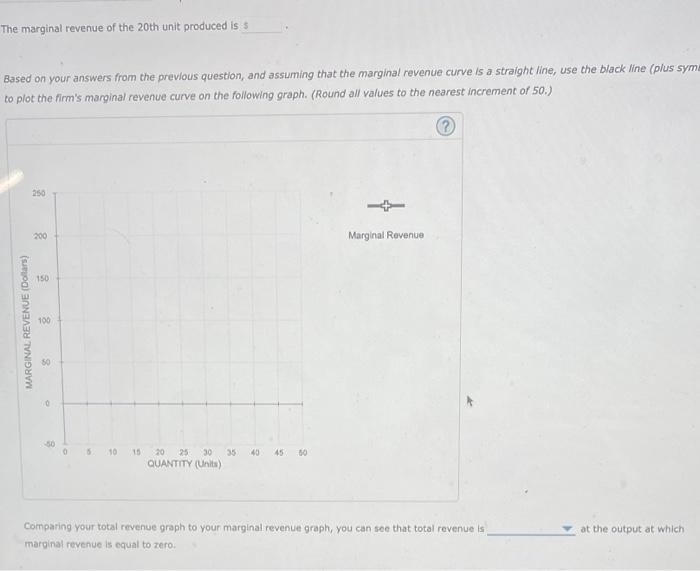 Solved 2. Calculating marginal revenue from a linear demand | Chegg.com