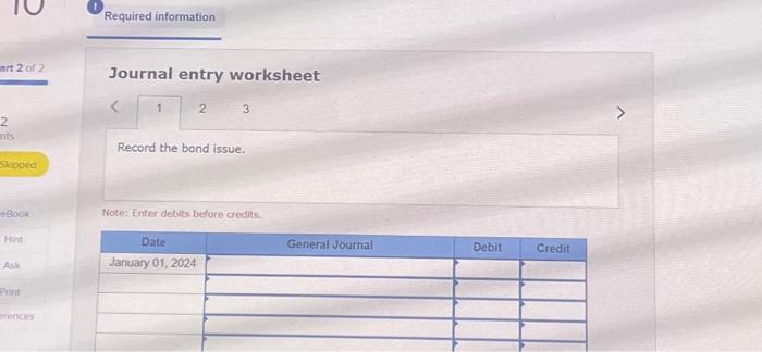 Solved Required information Exercise 9-17 (Static) Record | Chegg.com