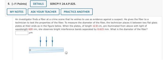 Solved An investigator finds a fiber at a crime scene that | Chegg.com