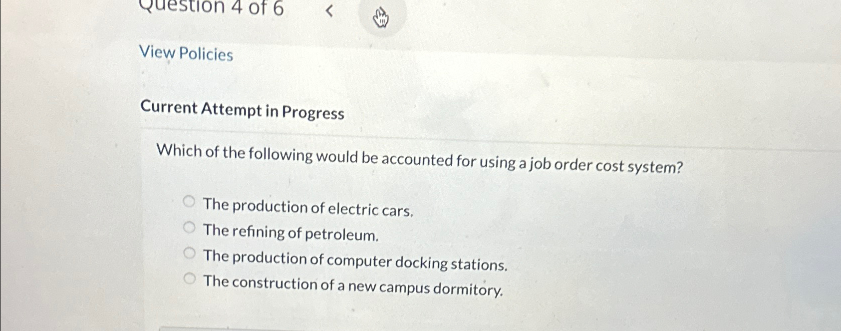 Solved View PoliciesCurrent Attempt in ProgressWhich of the | Chegg.com