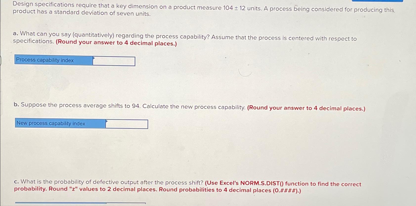 Solved Design specifications require that a key dimension on | Chegg.com