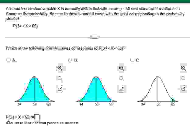 Solved Assume the random variable X is normally distributed | Chegg.com