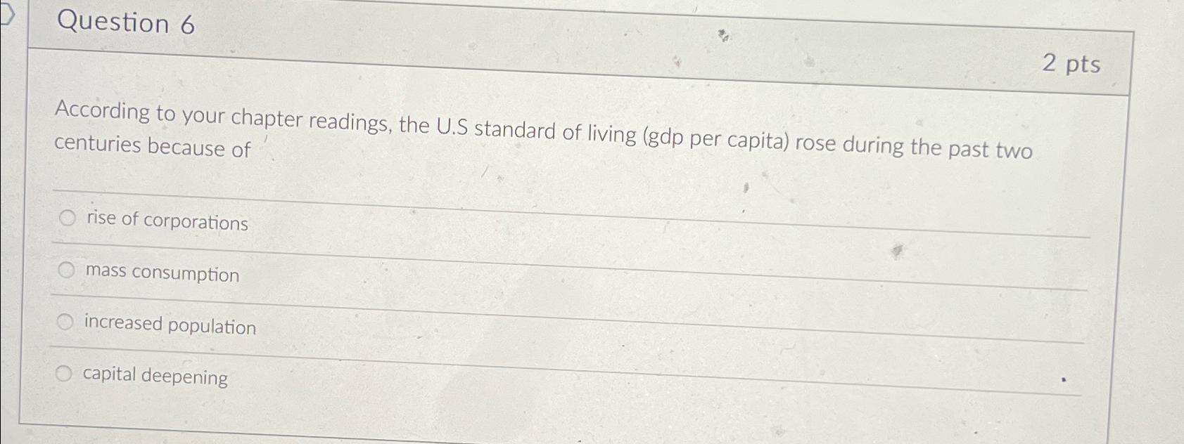 Solved Question 62 ﻿ptsAccording to your chapter readings, | Chegg.com