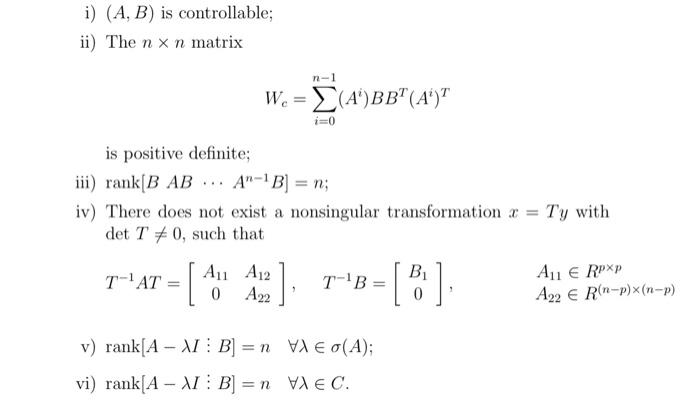 Solved Recall that Kalman's condition on observability (you | Chegg.com