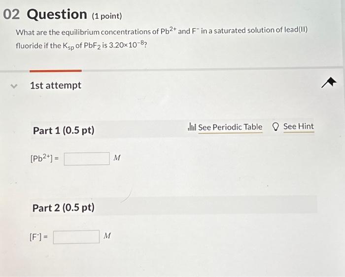 Solved 02 Question (1 point) What are the equilibrium | Chegg.com