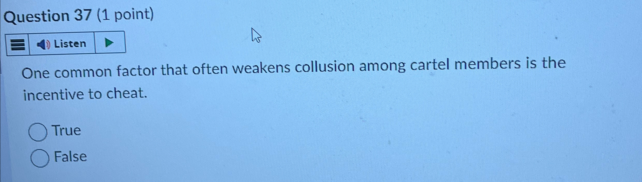 Solved Question 37 (1 ﻿point)ListenOne common factor that | Chegg.com